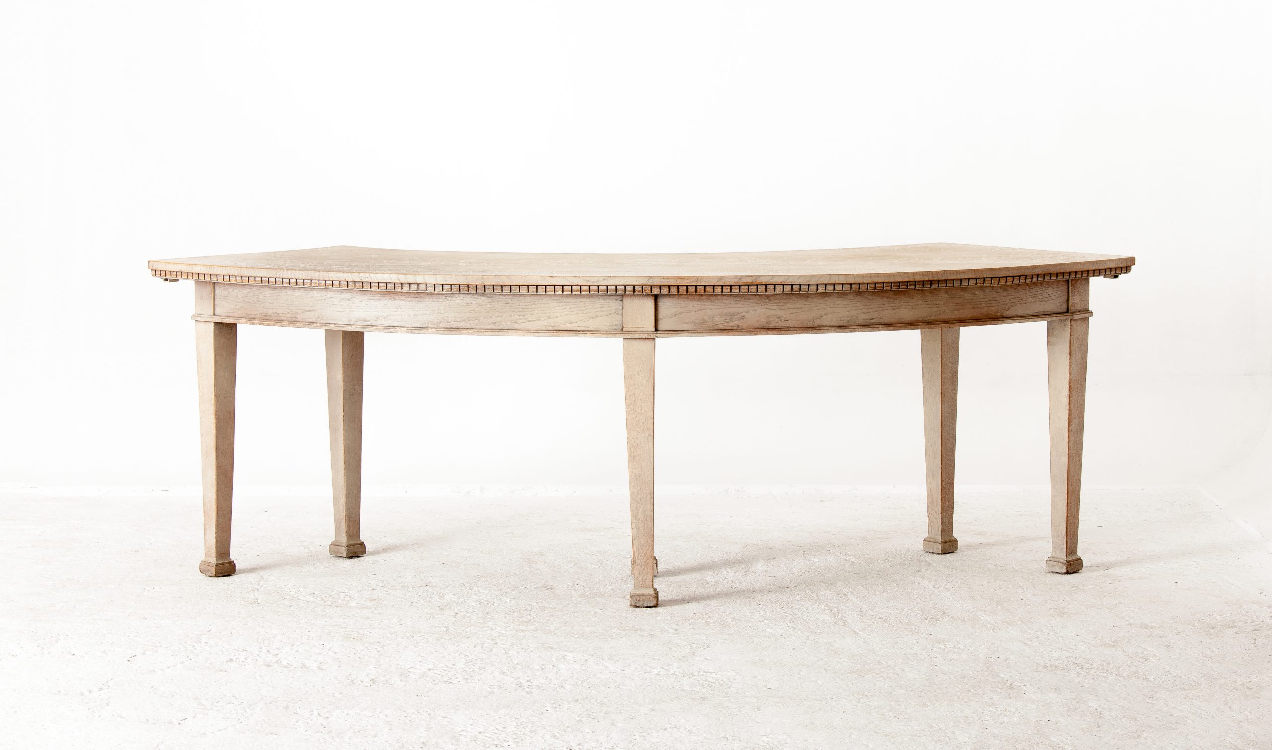 Oak Half Round Desk